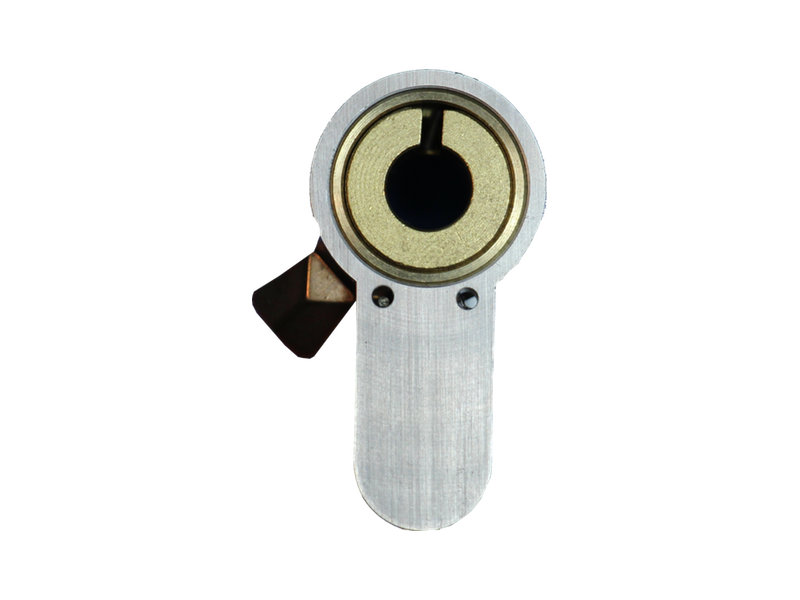 Profile half cylinder 50mm cylinder length, anti-clockwise spring reset ...