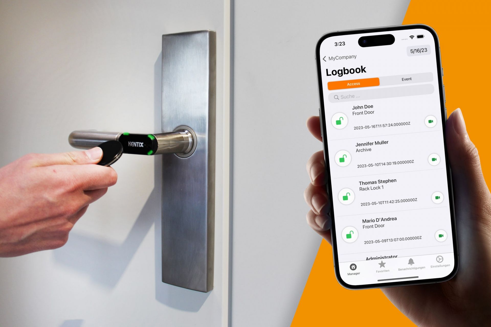 Physical security: Data center security with one system - Kentix