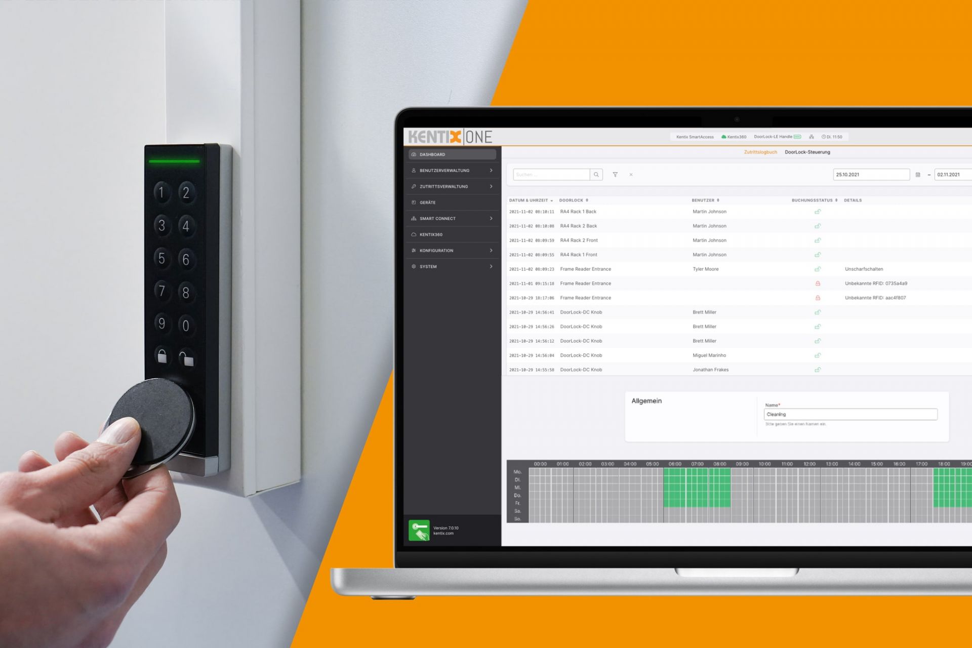 Physical security: Data center security with one system - Kentix